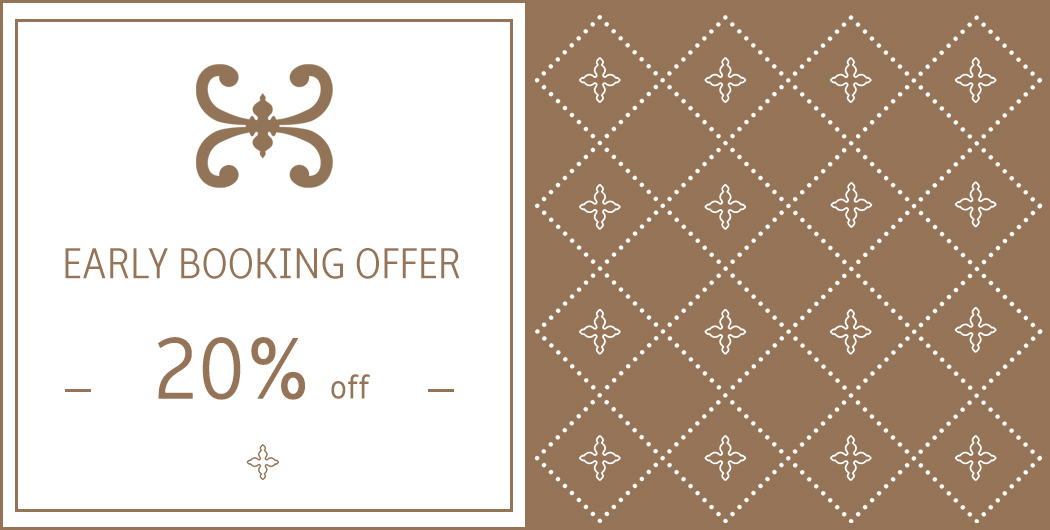 Early Booking Offer - 20% discount on your stay